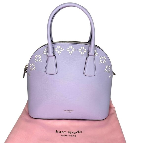 kate spade | Bags | Kate Spade Sylvia Perforated Dome Satchel Crossbody ...